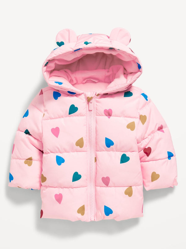 Water-Resistant Hooded Critter Puffer Jacket for Baby - Old Navy ...