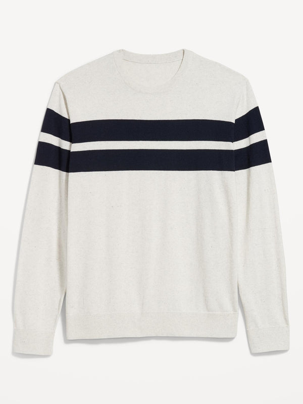 Chest-Stripe Crew-Neck Sweater - Old Navy Philippines