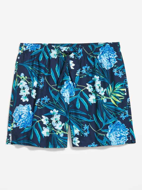 Printed Swim Trunks for Men -- 5-inch inseam - Old Navy Philippines