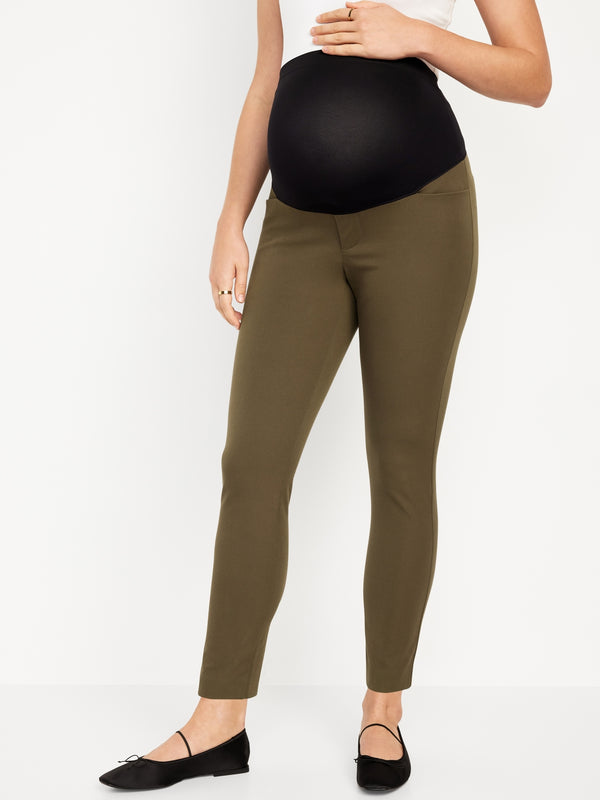 Maternity Full-Panel Pixie Ankle Pants - Old Navy Philippines
