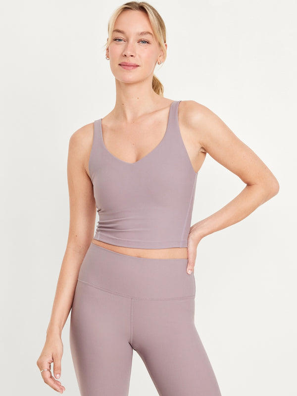 Light Support PowerSoft Longline Sports Bra - Old Navy Philippines