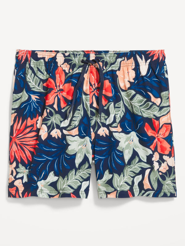Printed Swim Trunks -- 7-inch inseam - Old Navy Philippines