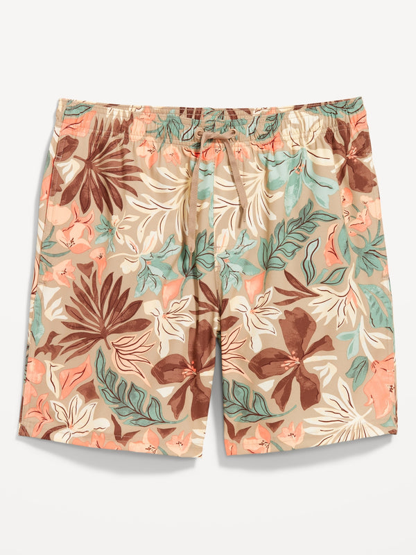 Printed Swim Trunks -- 7-inch inseam - Old Navy Philippines