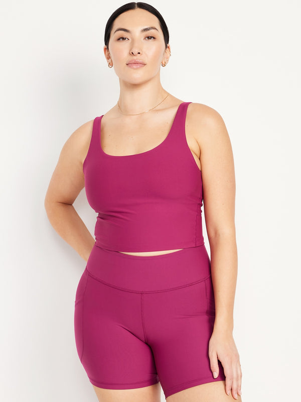 Light Support PowerSoft Longline Sports Bra - Old Navy Philippines