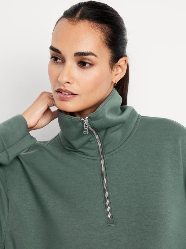 Bounce Fleece Half-Zip Pullover Sweatshirt - Old Navy Philippines